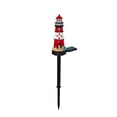 Rirozkan Solar Lighthouse Ground Stake Light, Nautical Sea-Themed Tower ...