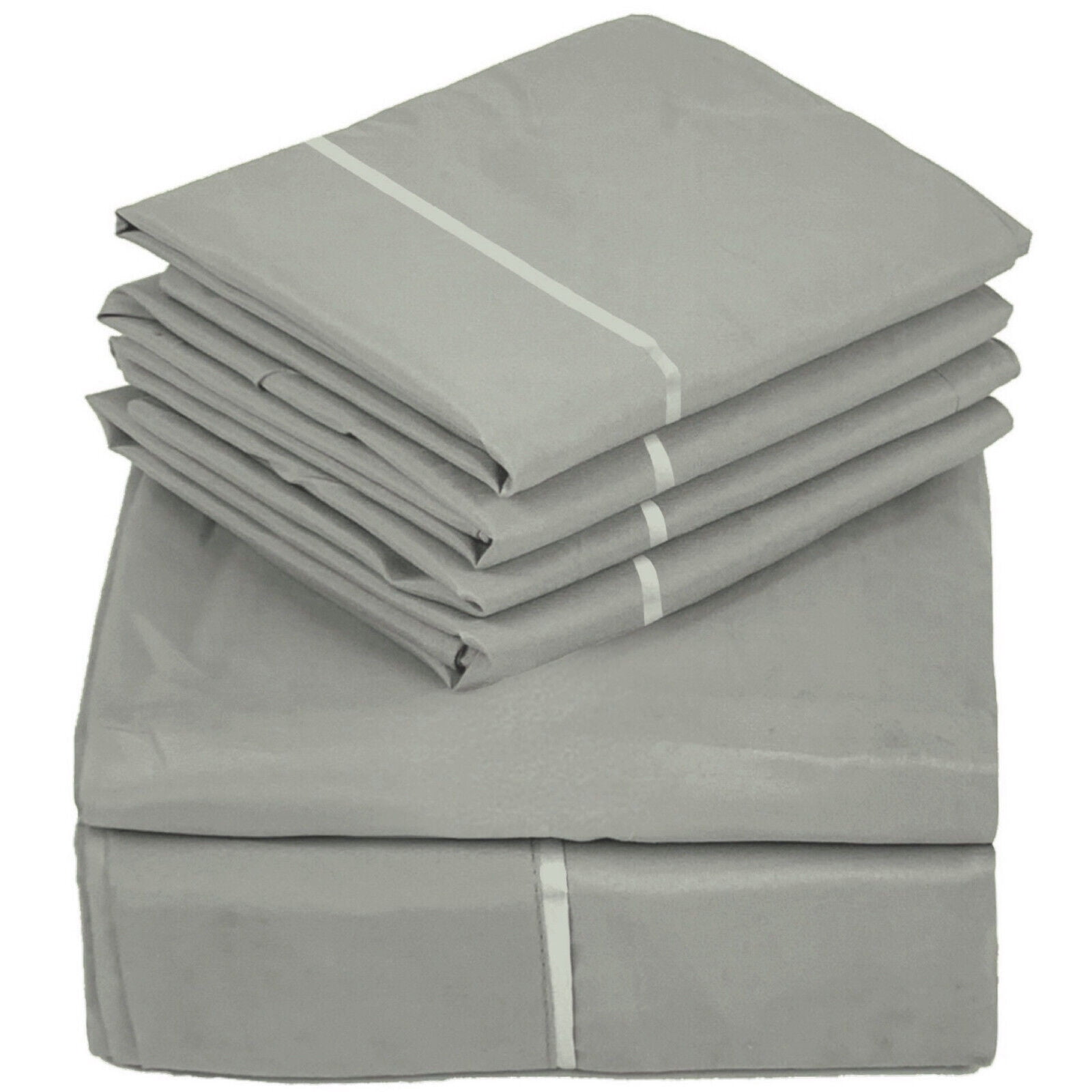 6 Piece Premium Bamboo Sheet Set, Deep Pockets, 50 Colors, 2200 Count ...