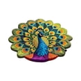3D Visual Peacock Entryway Rug, Durable Non-Slip Door Mat For Home ...