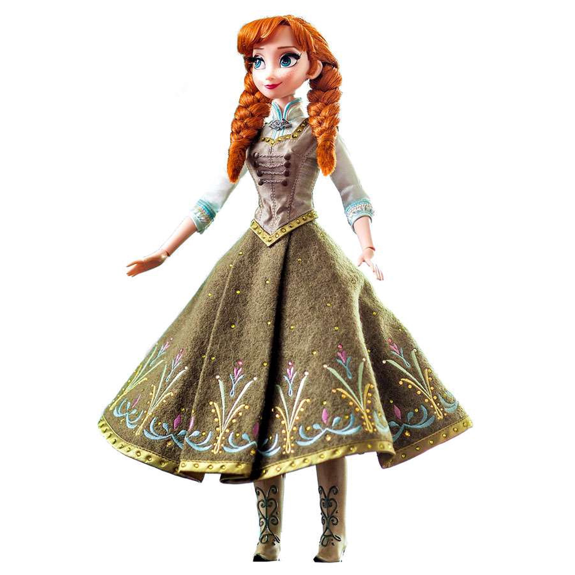 Anna Frozen Green Dress Costume