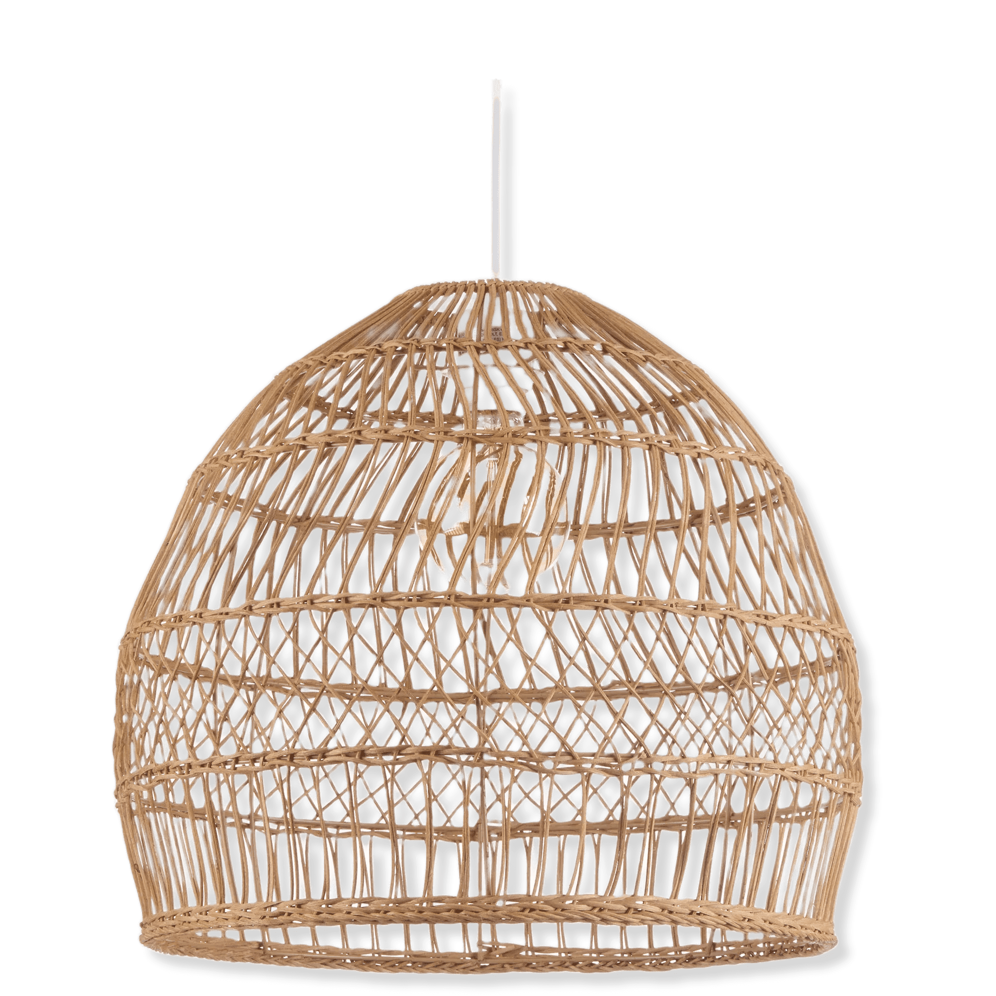 Click here for Bouclair Rattan Natural Ceiling Lamp 18 X 16 In (4... prices