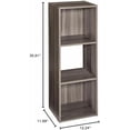 Cubeicals 3 Cube Storage Shelf Organizer Bookshelf - Vertical ...