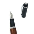 Wooden Fountain Pen with Refillable Piston Filled Inks Cartridge ...