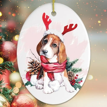 Design Toscano Beagle Holiday Dog Ornament Sculpture - Walmart.com