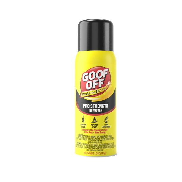 Goof Off Professional Strength Latex Paint and Adhesive Remover, 12 fl ...