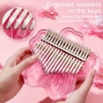 Cherry Blossom Crystal Kalimba - Transparent Cherry Blossom Thumb Piano ...