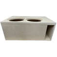 "Tru Spec Audio Box 12"" Subwoofer Enclosure, Back Vented Prefab Dual ...
