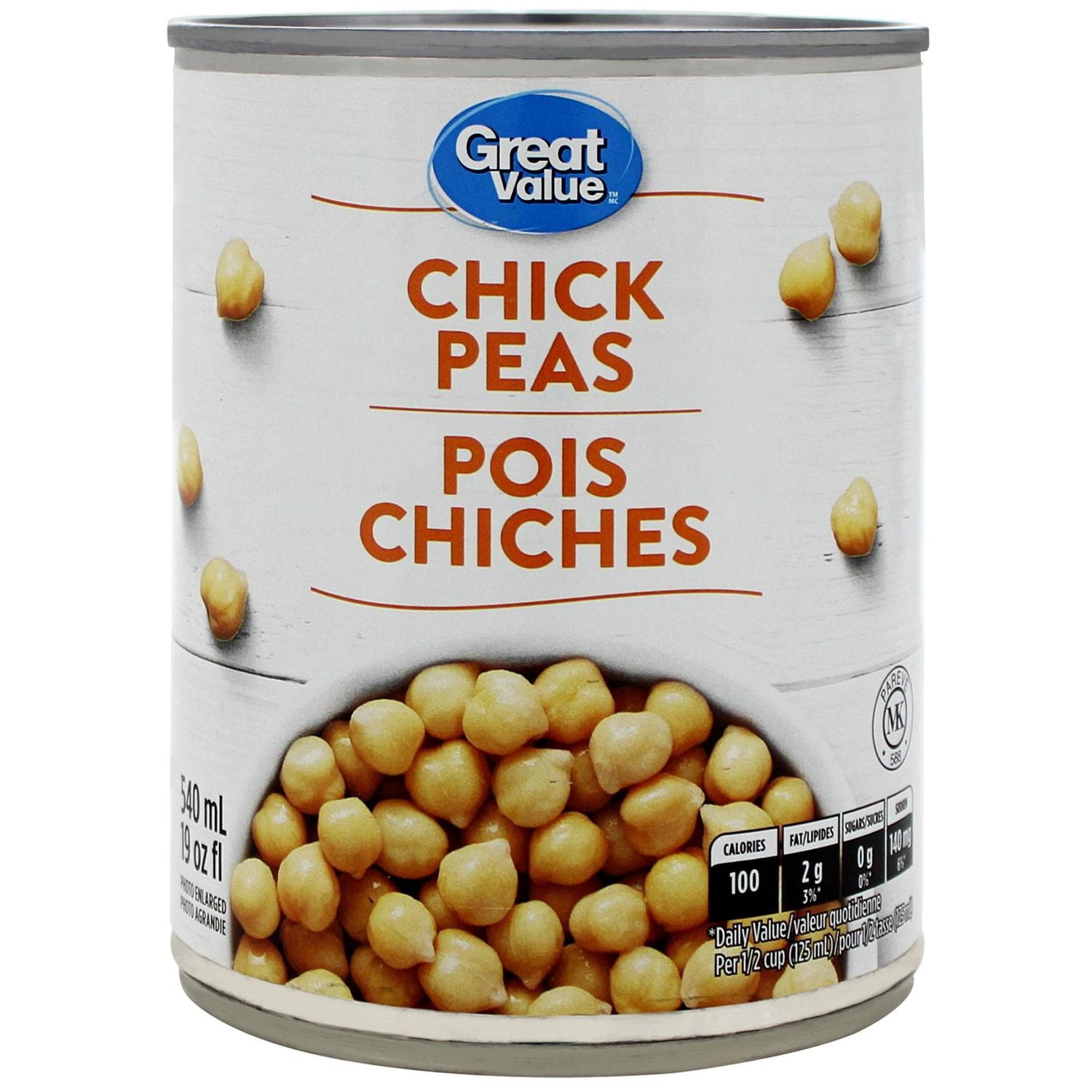 Click here for Great Value Chick Peas 19 Oz prices