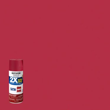 6 Pack, Colonial Red Rust-Oleum American Accents 2X Ultra Cover Satin ...