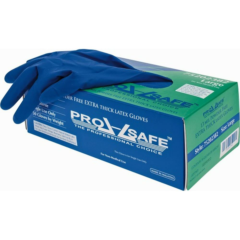 PROSAFE POWDERFREE LATEX DISPOSABLE GLOVE - Walmart.com - Walmart.com