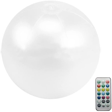Swimming Pool Glowing Ball 13 Color Remote Control Floating Beach Balls ...