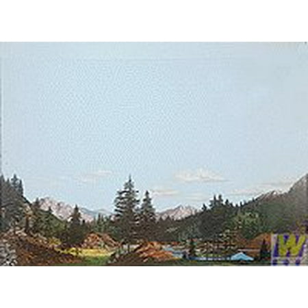 Walthers SceneMaster Instant Horizons Tall Timber Background Scene Toy ...