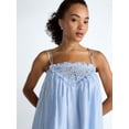 Scoop Women's and Women's Plus Flowy Lace Tank Top, Sizes XS-4X ...