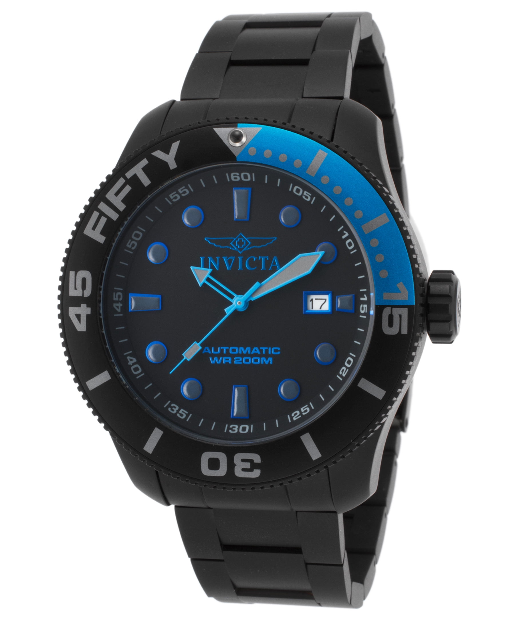 Invicta Men's 20517 TI-22 Black Titanium Automatic 50mm Stainless Steel ...