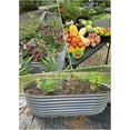 ANLEOLIFE 12 PACK 8x4x2 ft Galvanized Raised Garden Bed Kit, Oval Metal ...