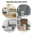 Washer and Dryer Stand Base Movable Adjustable Washing Machine Stand ...