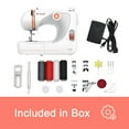 Poolin Basic Sewing Machine for Kids and Beginners, 27 Stitch Applications, Mini Design ...