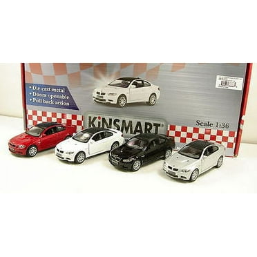Set of 4: 5" Kinsmart Porsche Carrera GT Diecast Model Toy 1:36 ...