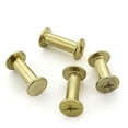 chengsi Versatile Usage 10pcs CopperPlated Ledger Binding Rivets 5mm ...