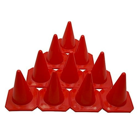 Blue Dot Trading Agility Cones, 20-Pack 4-Inch, Red RC Cones | Walmart ...