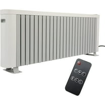 King Electric 4' Portable Baseboard Heater, 1000W, 120V, White, KP1210 ...
