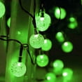 Solar Ball String Lights, 22m 200LED Solar Crystal Grobe Ball String ...