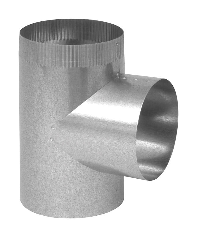 Imperial Manufacturing GV0912 3 in. HVAC 30 Galvanized Straight Tee - Walmart.com