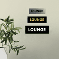 Basic Lounge Sign (Black) - Large - Walmart.com
