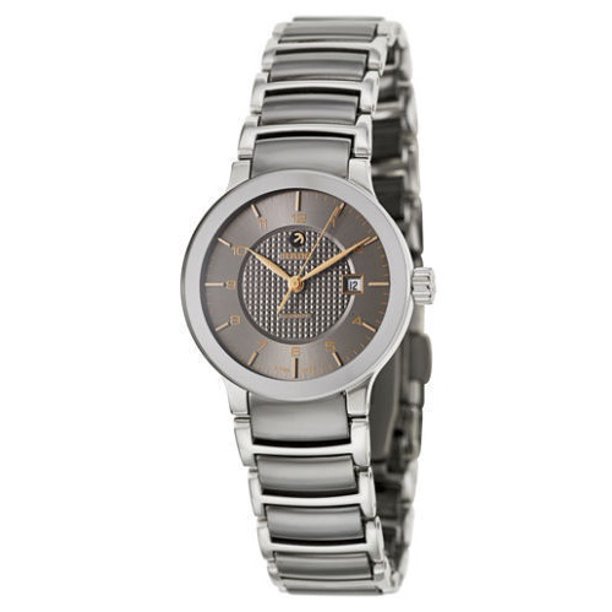 Rado Centrix Women's Swiss Automatic Stainless Steel Ceramic Watch ...