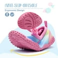 K KomForme Kids Beach Water Shoes Quick Dry Gradient Pink Aqua Socks ...