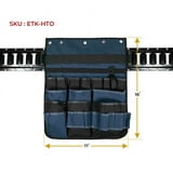 (4 Pack) E-Track Hanging Tool Organizer - Enclosed Trailer Wall Hanging ...