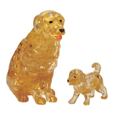 Wolf Original 3D Crystal Puzzle from BePuzzled, Ages 12 and Up ...