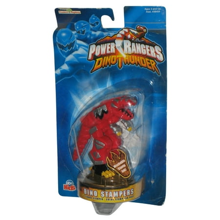 Power Rangers Dino Thunder Red (2003) Stamper w/ Washable Stamp Ink ...