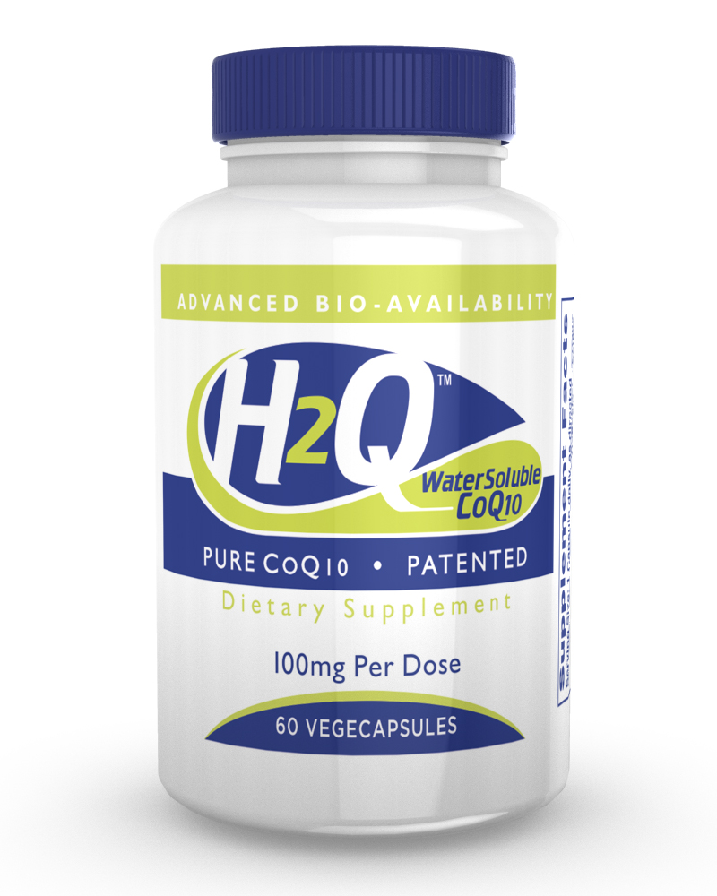 H2Q CoQ-10 (8x Absorption) 100mg (NON-GMO) 60 Vegecaps - Walmart.com