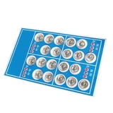 100Pcs Silvery Sew-on Press Buttons Snap Fasteners Clothing Button for ...