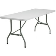 Bowery Hill 24" x 48" Folding Table in Mahogany - Walmart.com