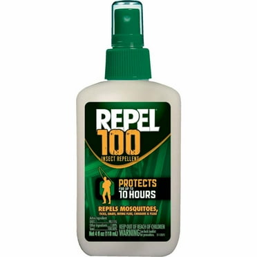 Repel (94108) 100 Insect Repellent, 4 oz. Pump Spray, Single Bottle ...