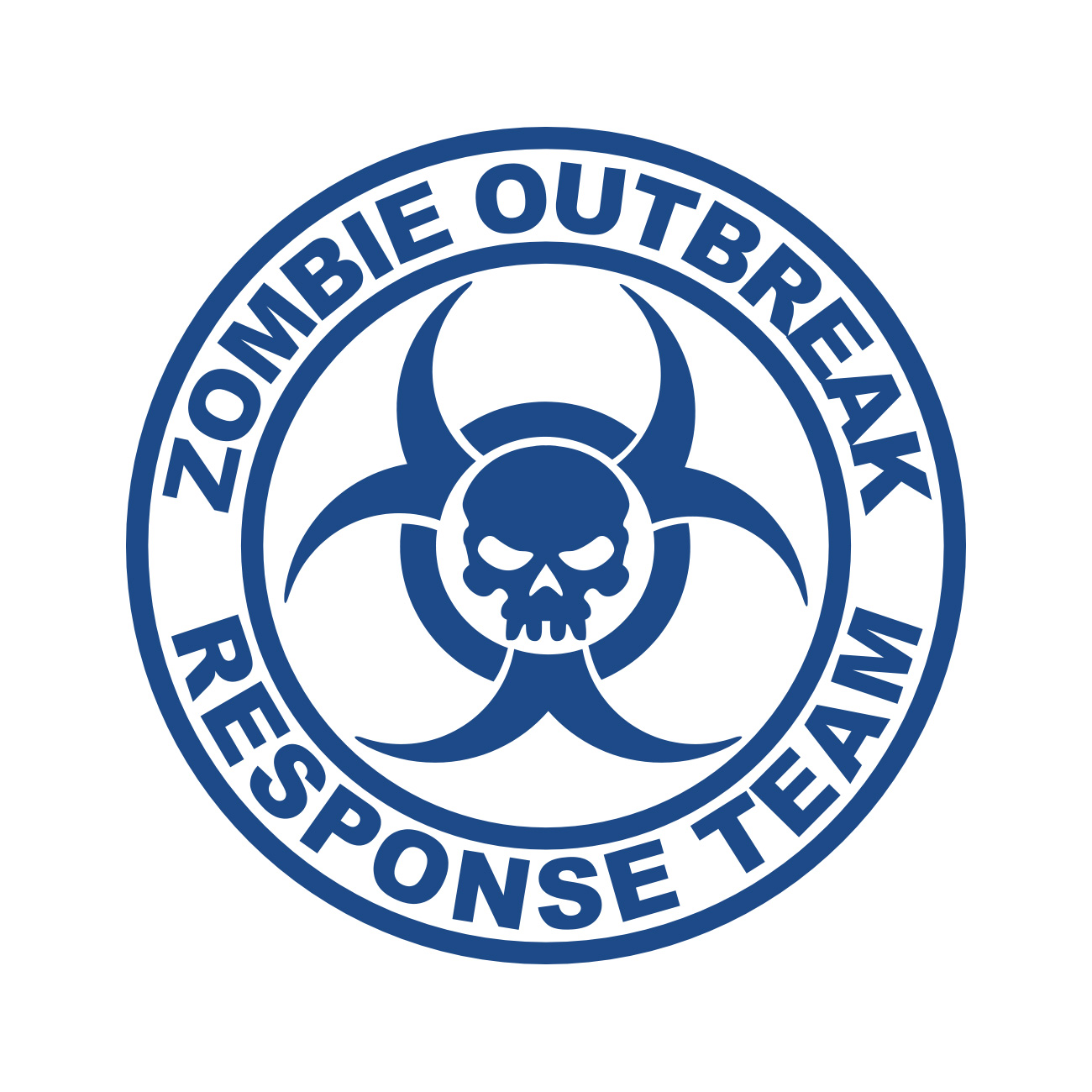 Zombie Outbreak Response Team Sticker Decal Die Cut - Self Adhesive ...