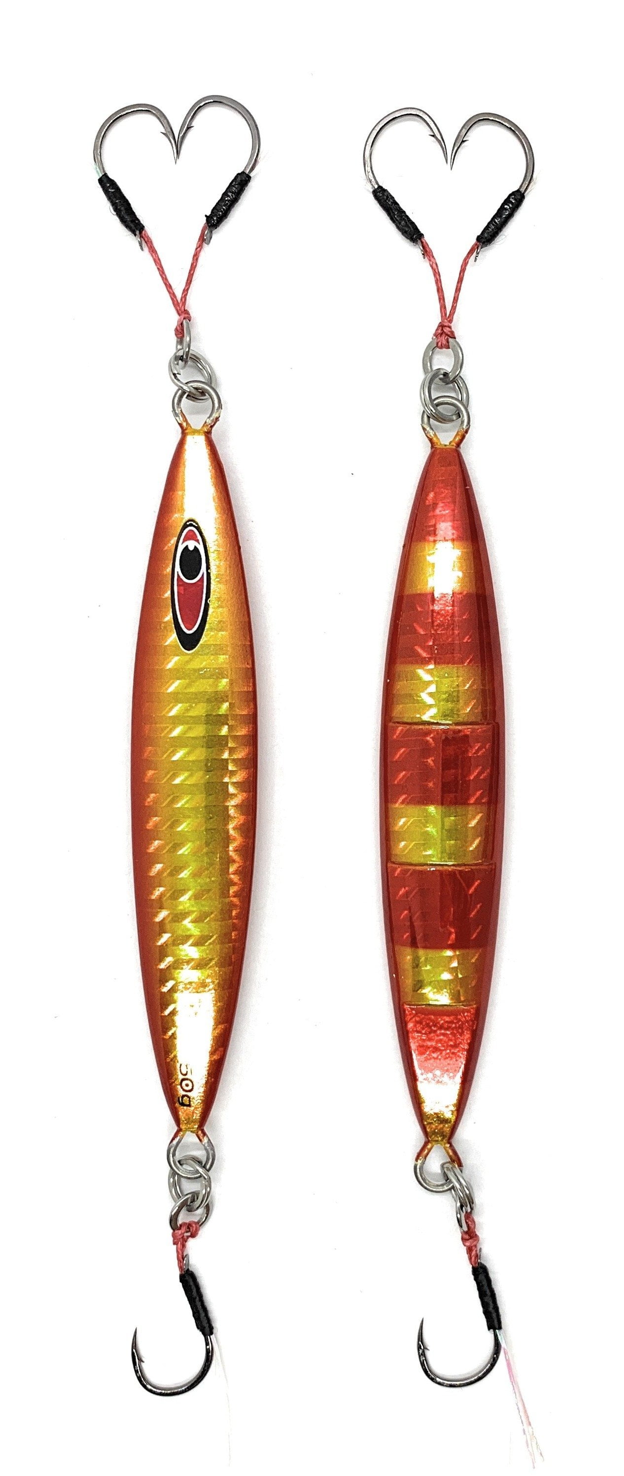 Seafloor Control Tiny Spunky Lightweight Metal Jig with Assist Hooks ...