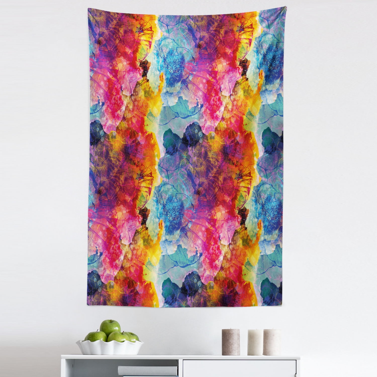 Colorful Tapestry, Abstract Modern Art Expression Pattern Vector ...