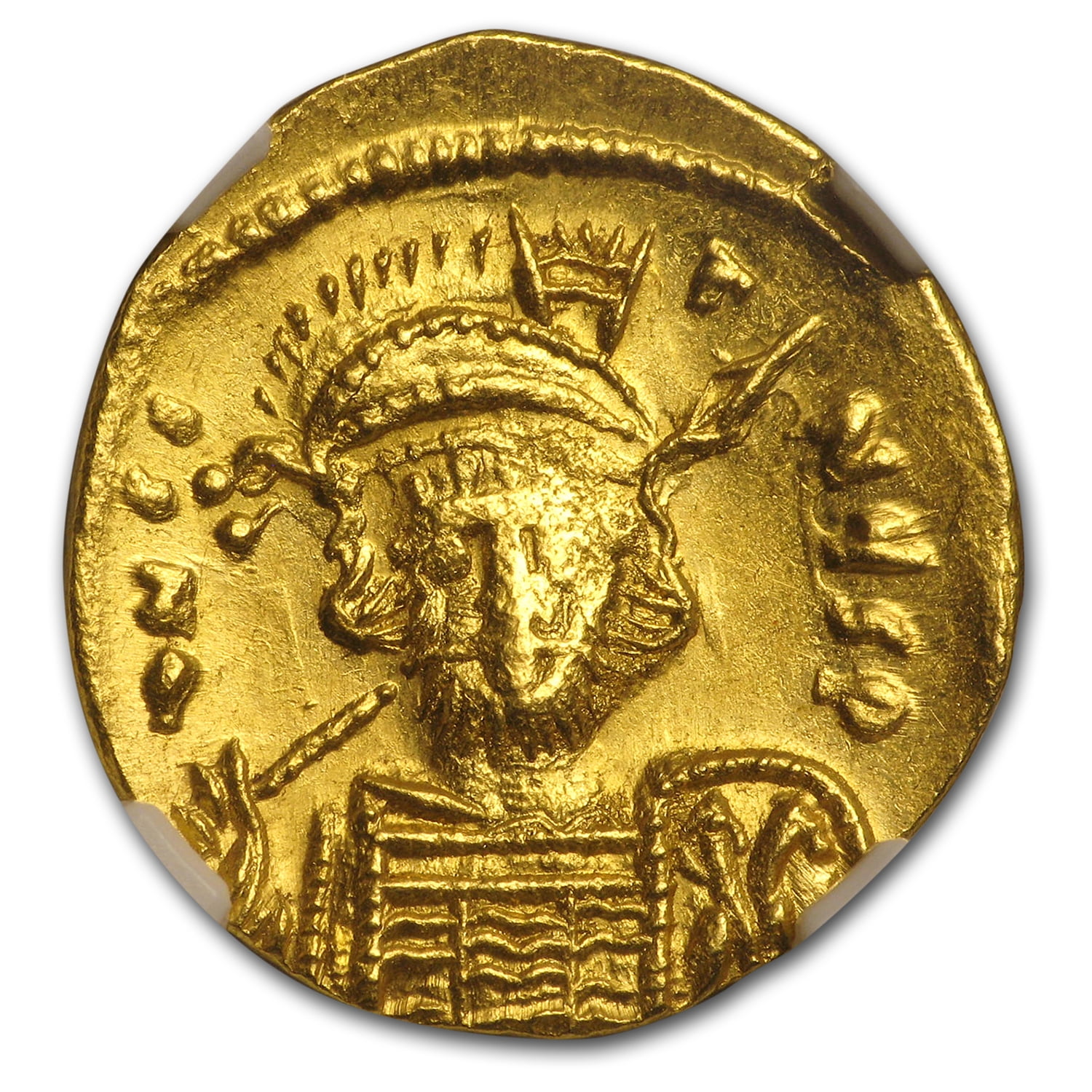 Byzantine Gold Solidus Emperor Constantine IV (668-685 AD) MS NGC ...