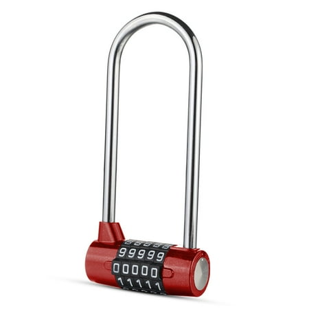 NUNADERNU Alloy 5 digit combination lock, extra long security code lock ...