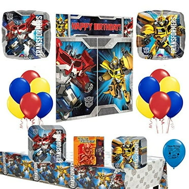 The Ultimate Transformers 4th Birthday Party Supplies and Balloon ...