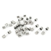 30 Pcs 250V 5A F5AL Quick Fast Blow Type Glass Tube Fuses 5mm x 20mm ...