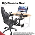 Supllueer Flight Sim Stand with Gaming Seat Fit Thrustmaster A10C Hotas ...