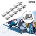 20/50/100Pc Stainless Steel Solar PV Cable Clips Cable Clamp Edge Clip ...