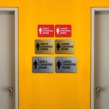 Signs ByLITA Classic Framed Men's Changing Room and Ladies Changing ...
