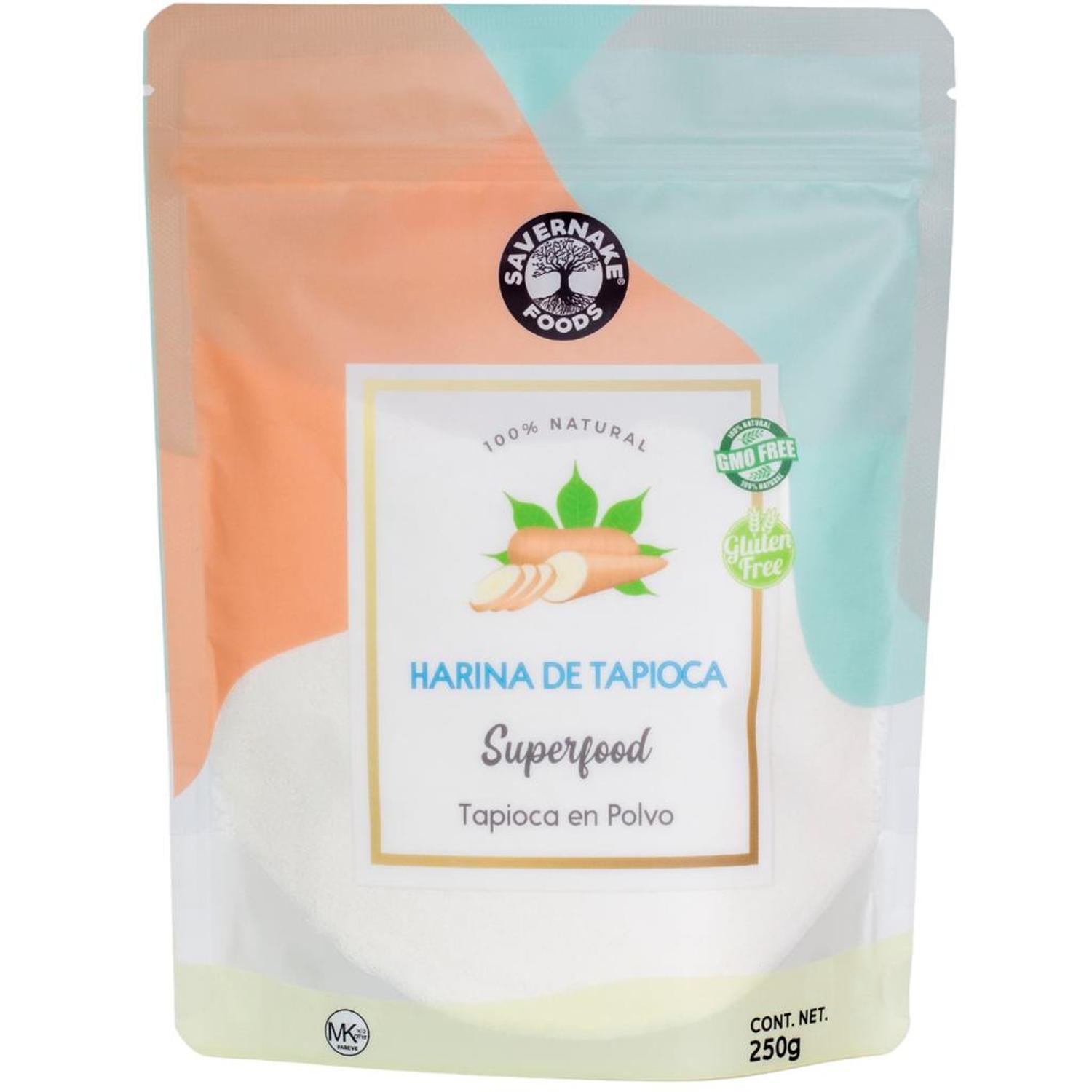 Harina de Tapioca Savernake Foods Superfoods 250g naranja Savernake ...
