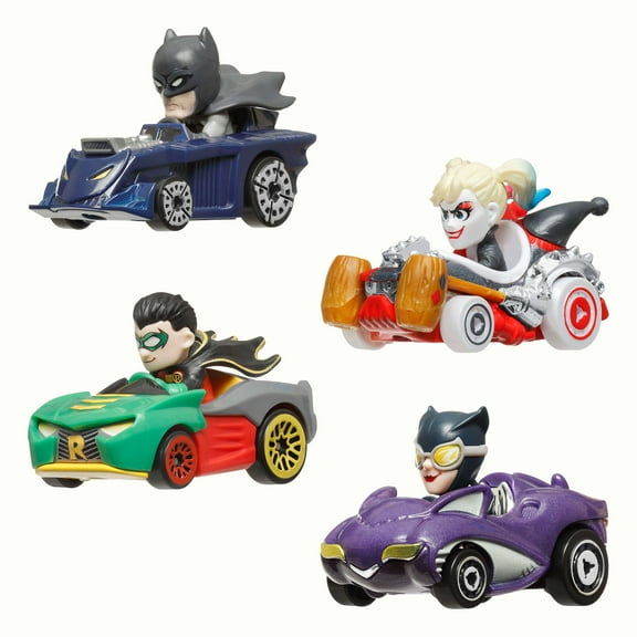 Hot Wheels RacerVerse Disney Characters Themed Die-Cast Cars 4-Pack ...