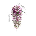 Rirozkan Artificial Bougainvillea Wall Hanging, Silk Flower Rattan ...